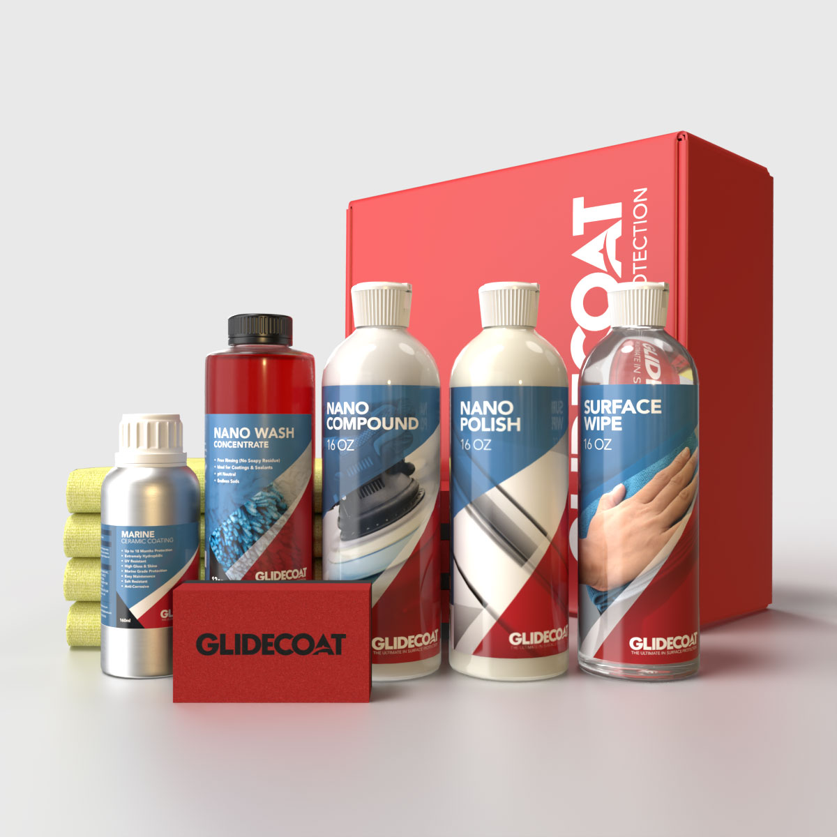 Glidecoat Marine Ceramic Top Coating Kit - Mermaid Detailing, LLC